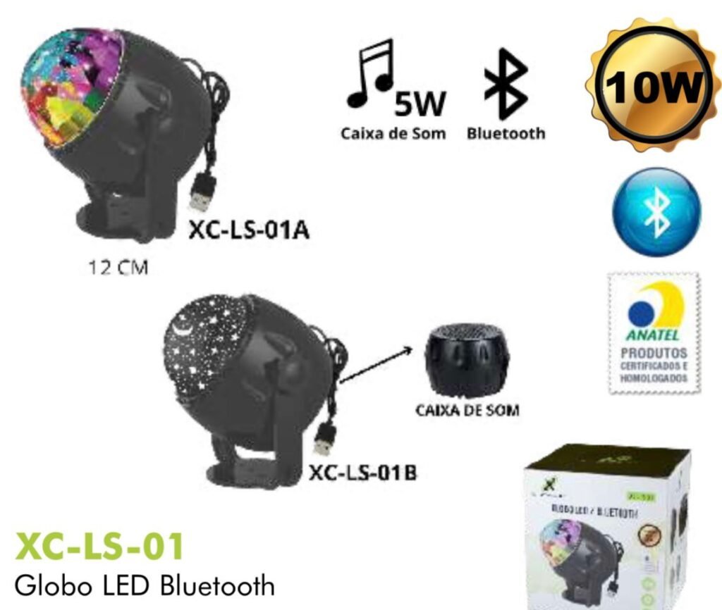 Globo LED Bluetooth XC-LS-01 – Good Lucky
